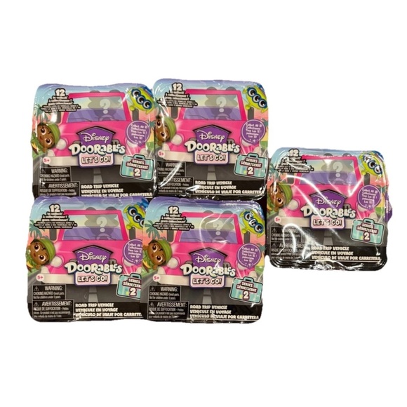 Disney | Toys | 5 Of Disney Doorables Lets Go Figures With Vehicles ...